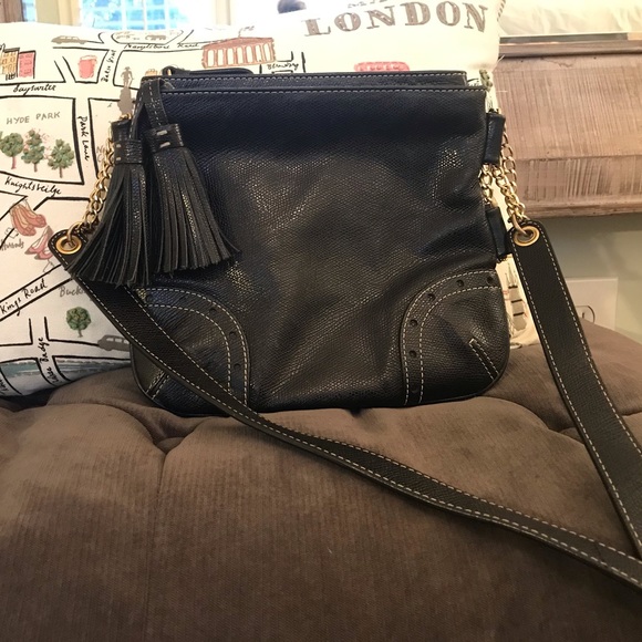 Talbots | Bags | Black Talbots Crossbody Bag | Poshmark